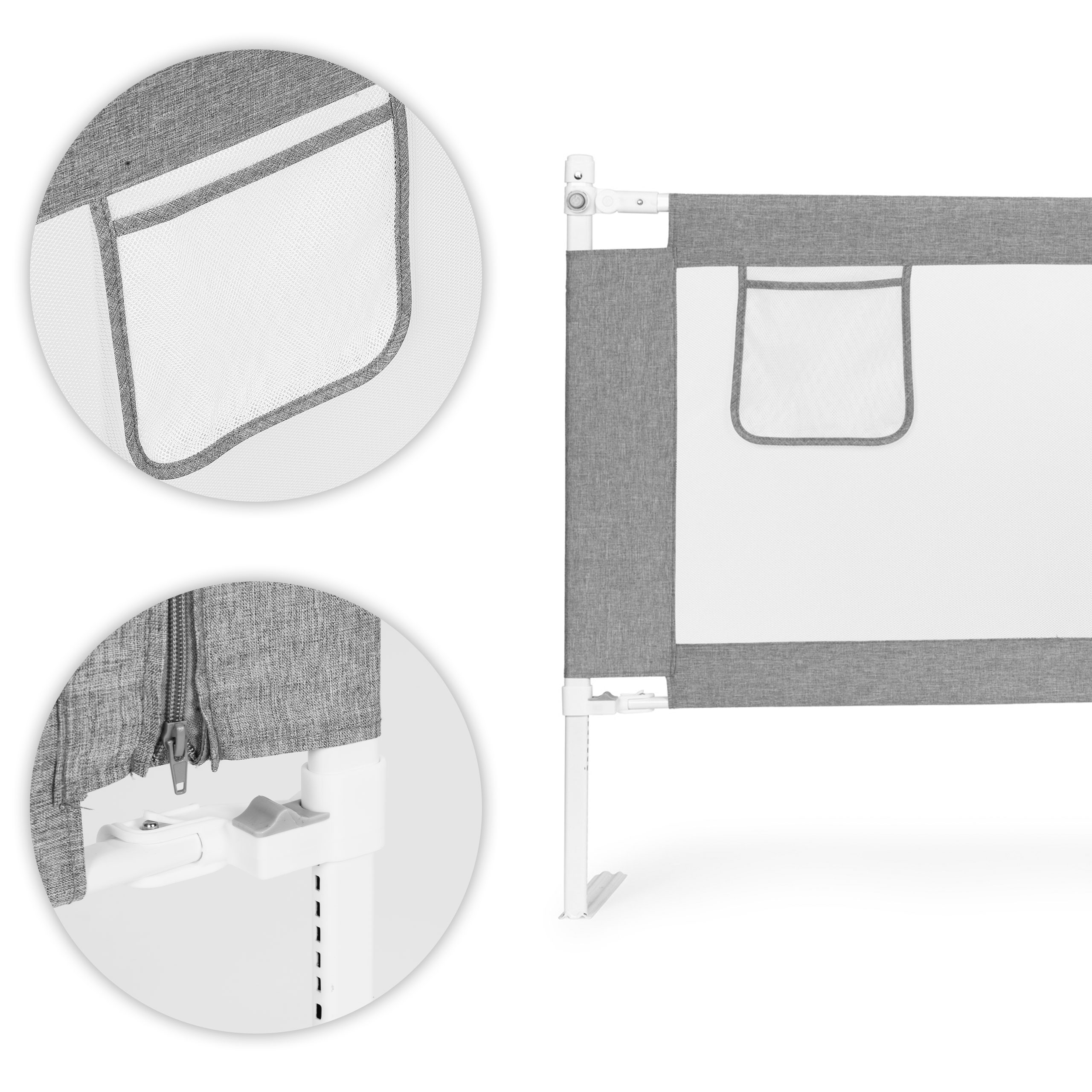 Sengesperre for seng 150 cm beskyttelse for barn ECOTOYS - Selgro